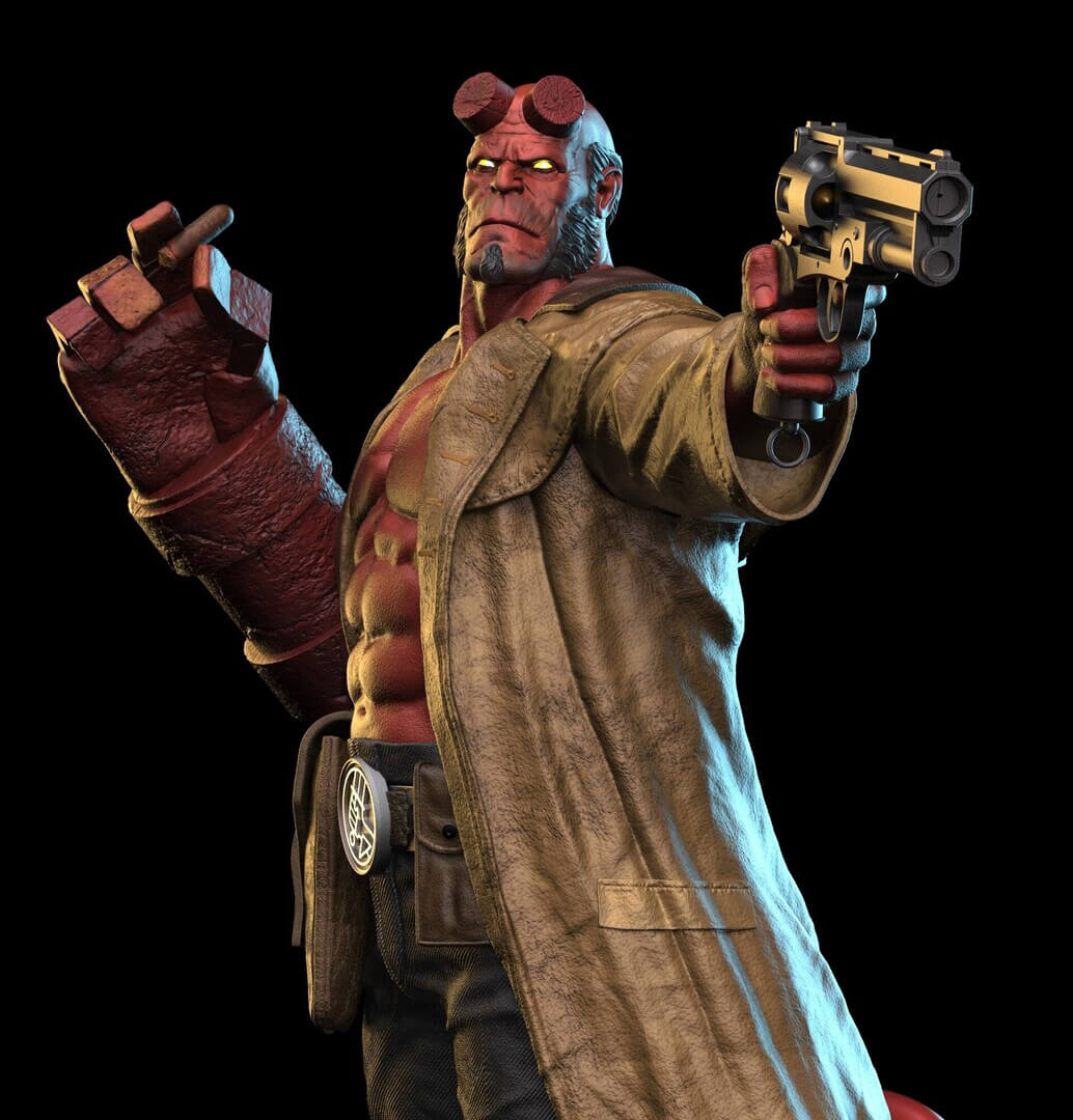 Hellboy Character - 3D Model by damariscarson01