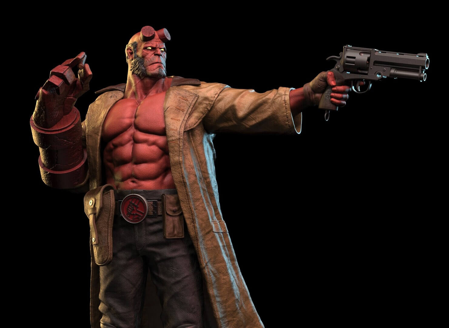 Hellboy Character - 3D Model by damariscarson01