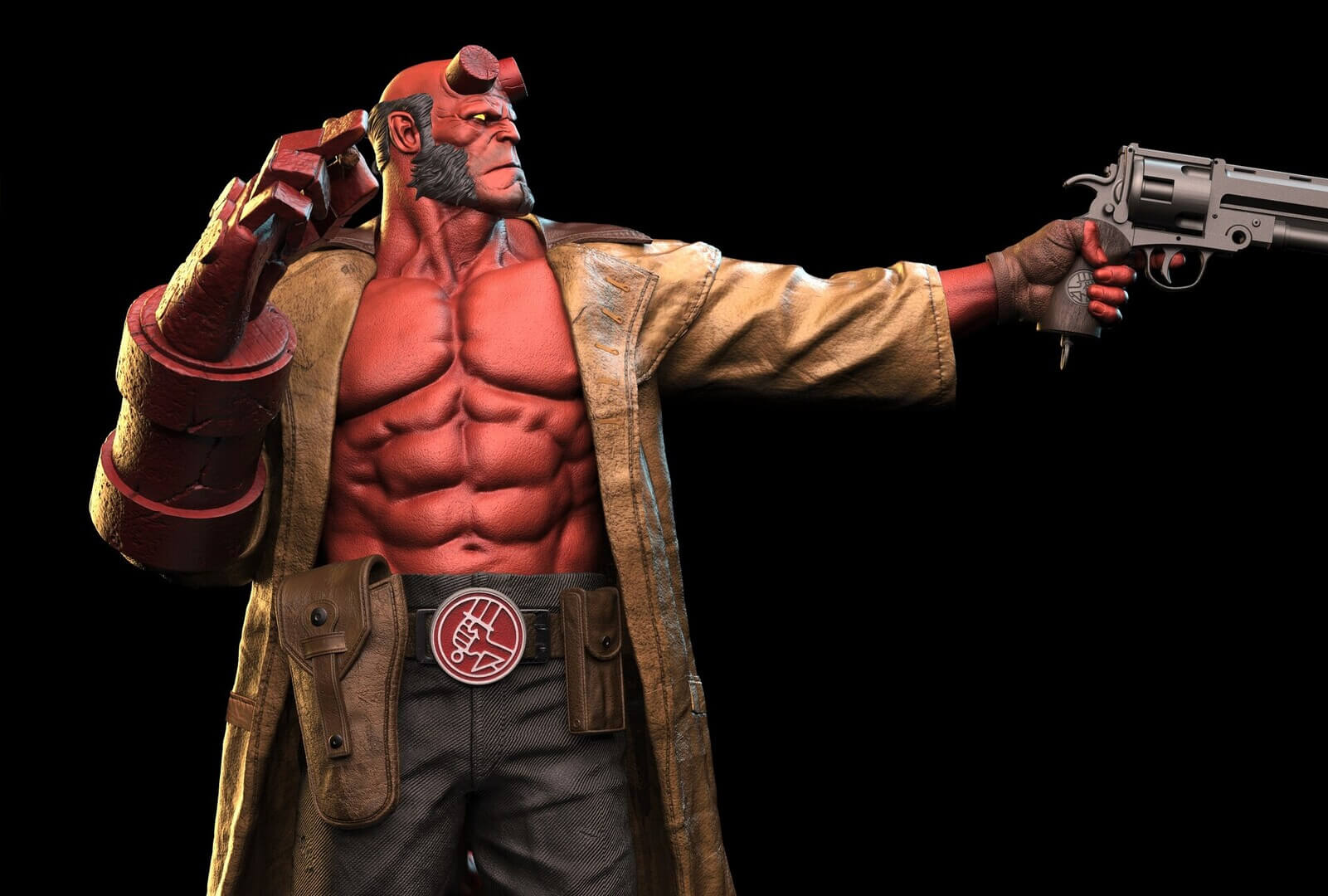 Hellboy Character - 3D Model by damariscarson01