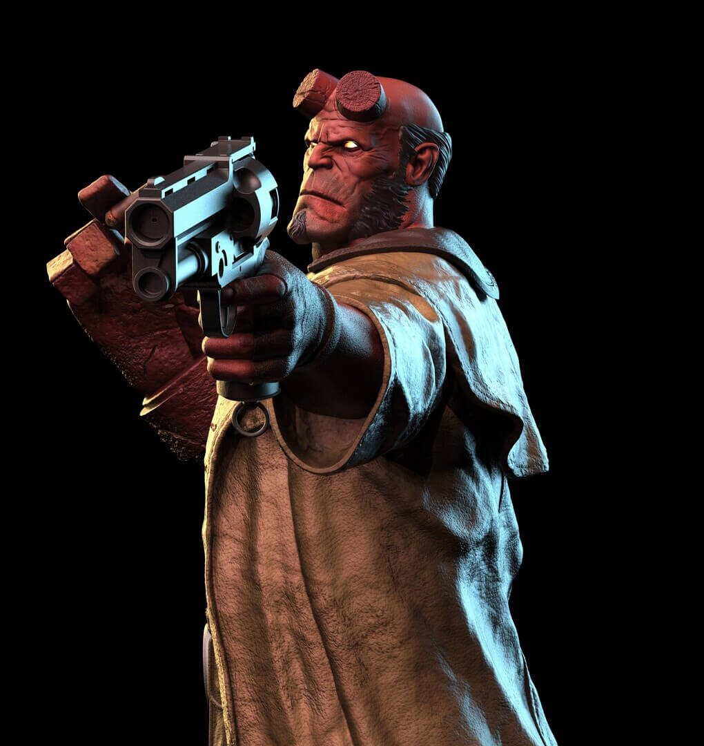 Hellboy Character - 3D Model by damariscarson01