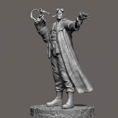 Hellboy Character - 3D Model by damariscarson01