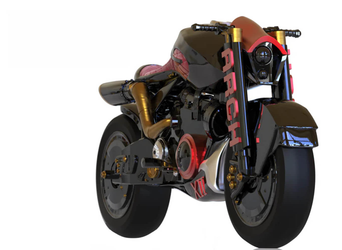 Lucy on a Motorcycle - 3D Model by damariscarson01