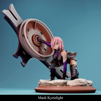 Mash Kyrielight NSFW - 3D Model by damariscarson01