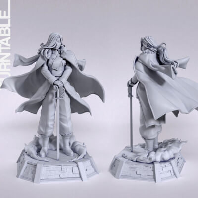 Olivier Armstrong - Fullmetal Alchemist 3D Model by damariscarson01