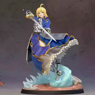 Saber Artoria Pendragon - 3D Model by damariscarson01