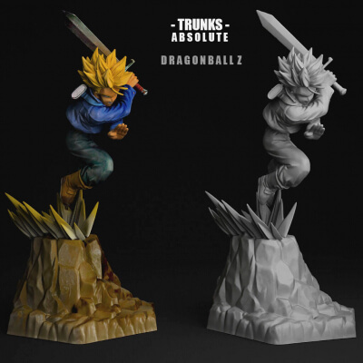 Trunks SS Absolute - 3D Model by damariscarson01