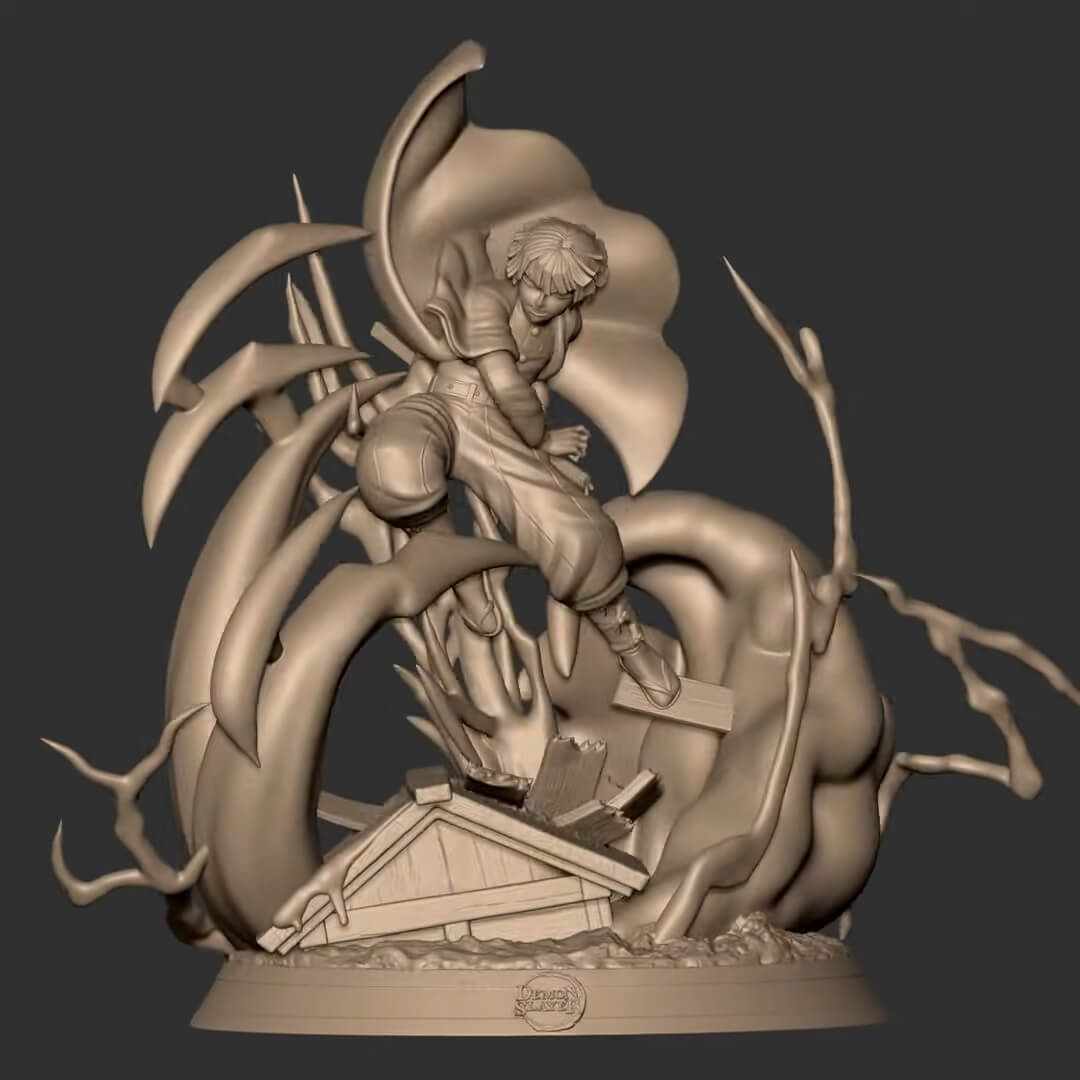 Zenitsu - Demon Slayer 3D Model by damariscarson01