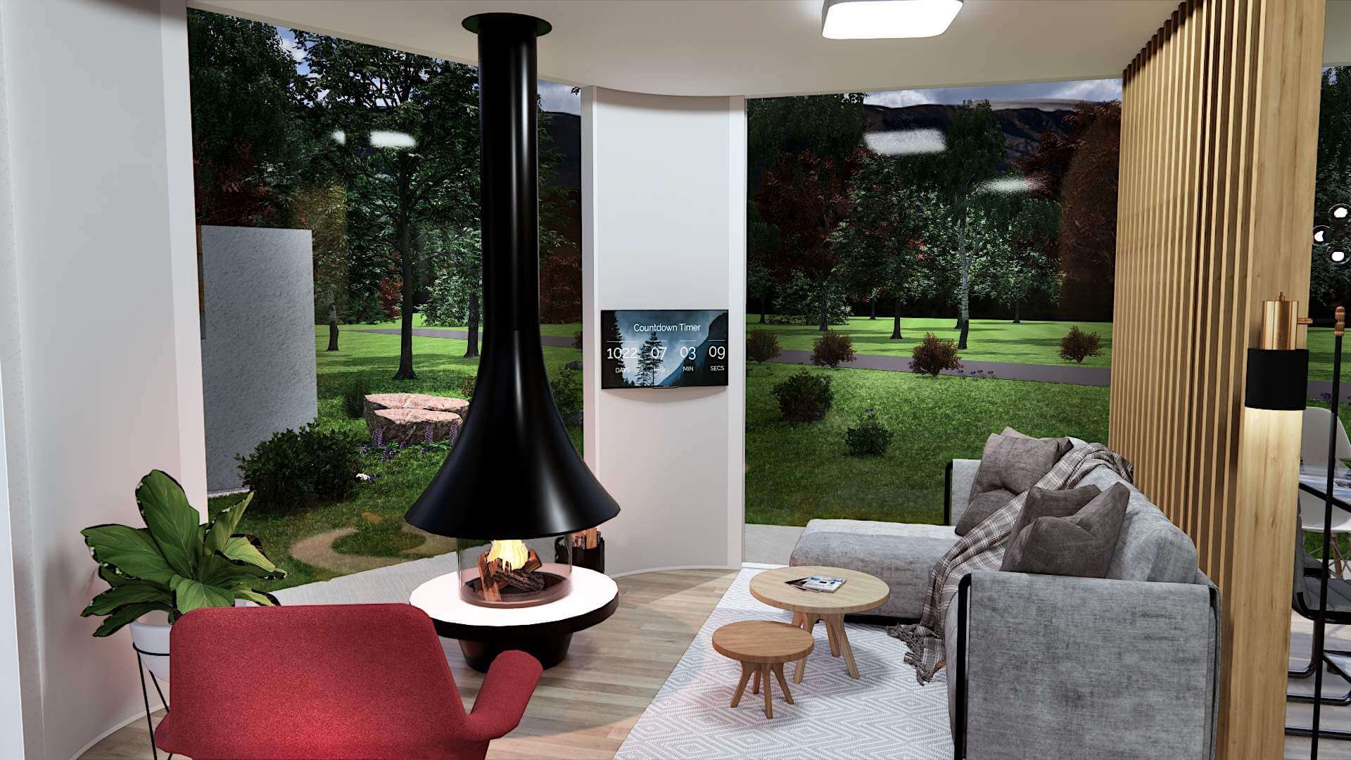 Round Glass House - 3D Model by damicelo