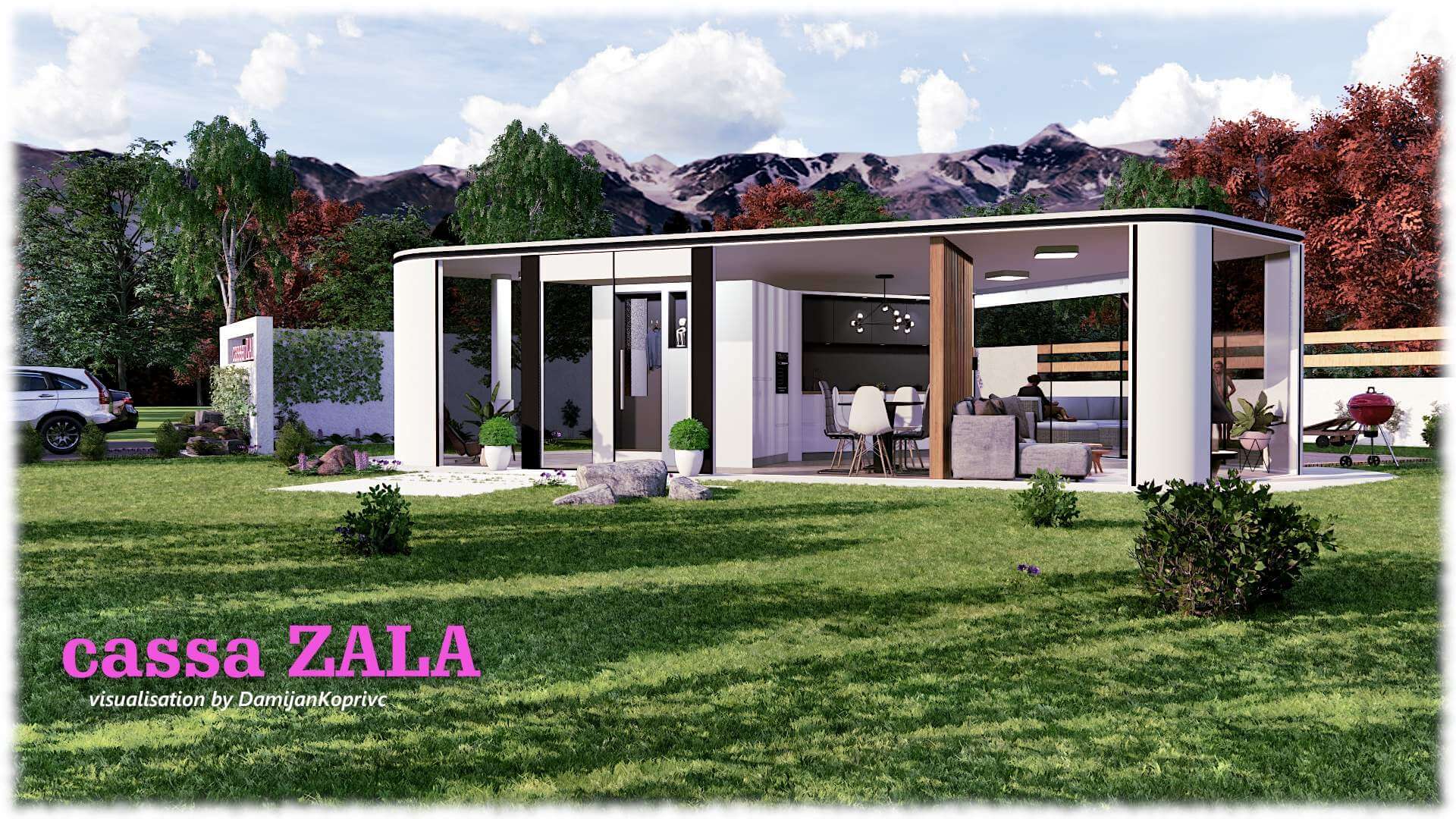 Round Glass House - 3D Model by damicelo