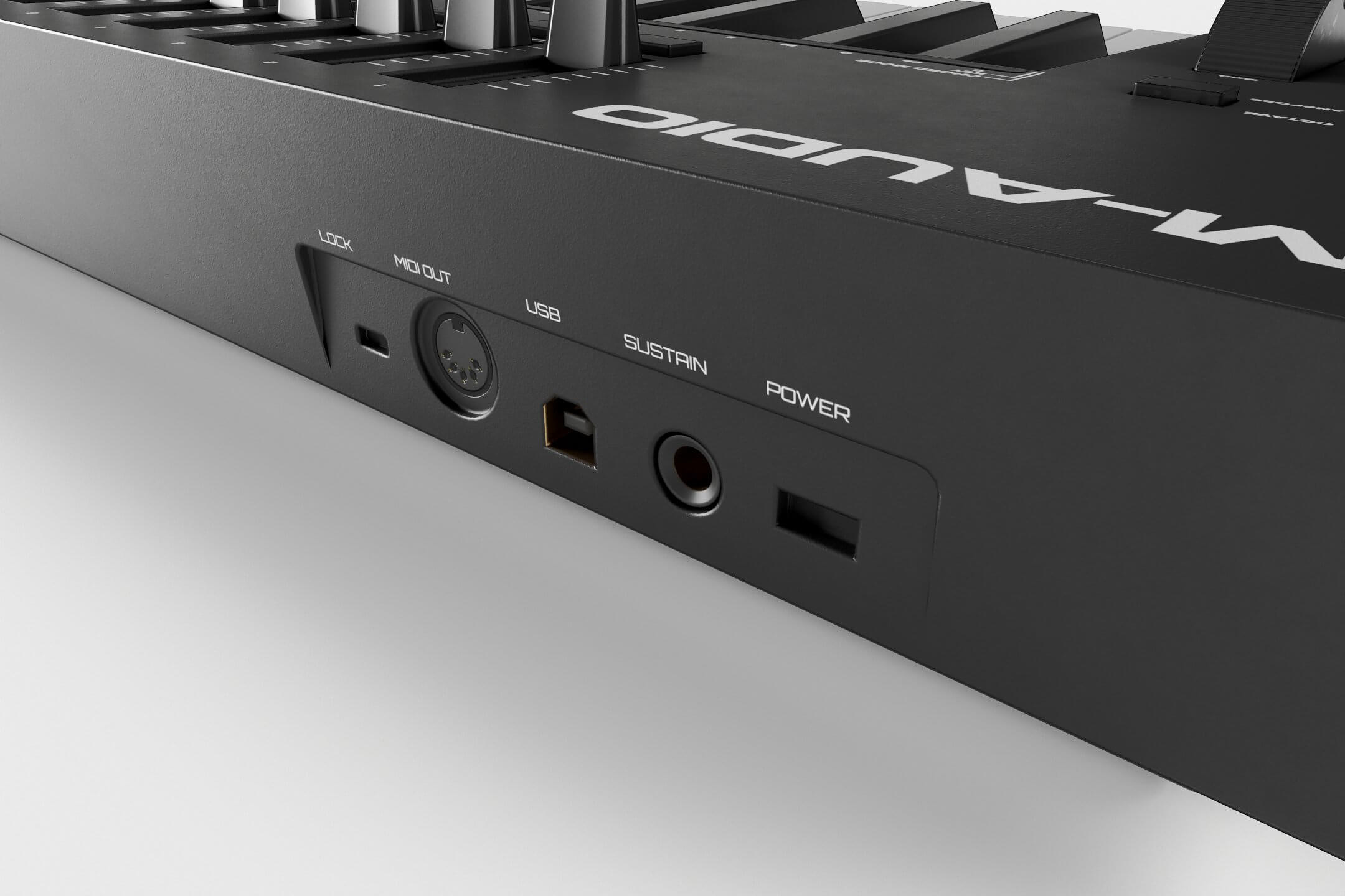 MIDI Keyboard M-Audio Oxygen PRO61 Synthesizer 3D Model by DamnBrush