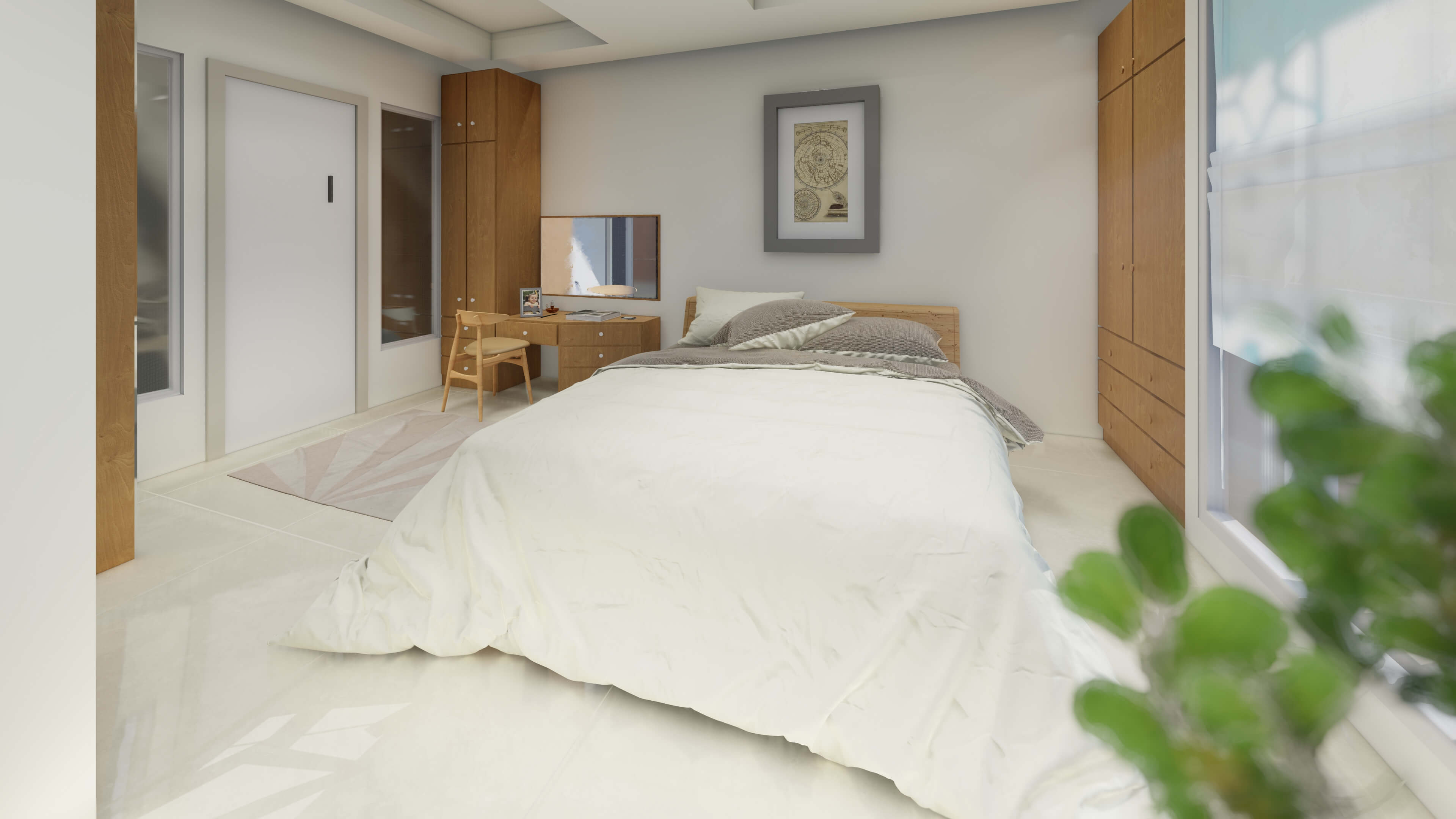 bedroom 3D Render | RenderHub Gallery