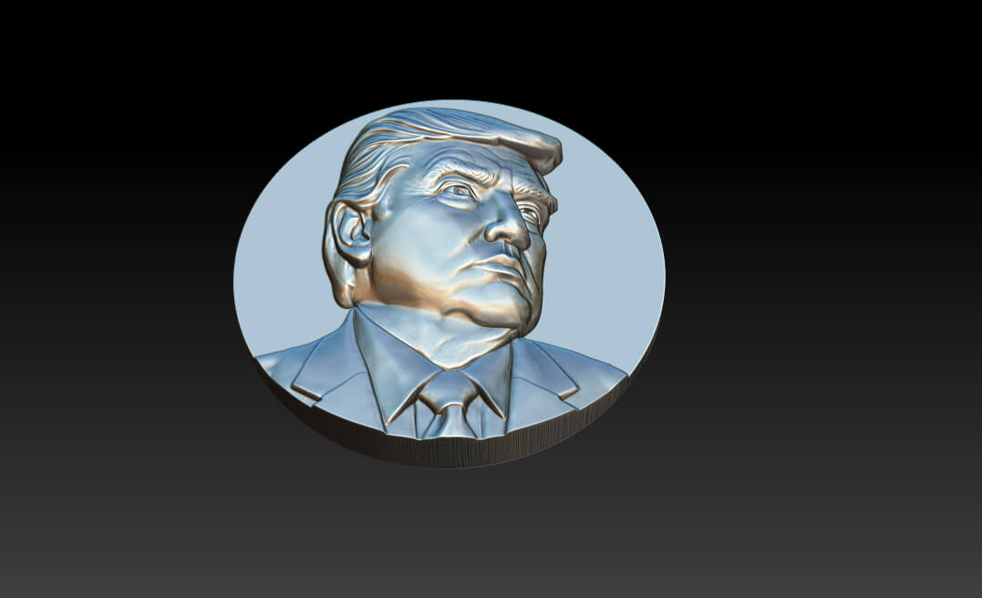 3D Donald Trump Bust by Dang nhat Tan