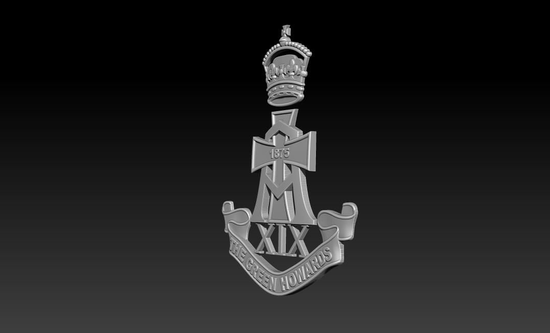 3D Model The Green Howards Coat of Arms by Dang nhat Tan
