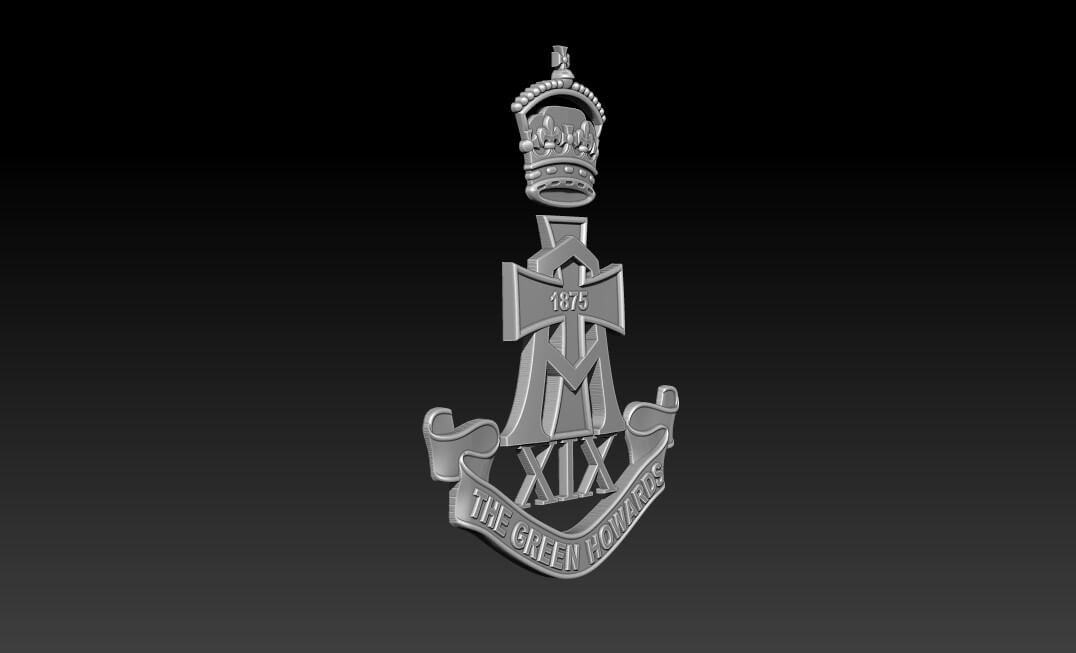 3D Model The Green Howards Coat of Arms by Dang nhat Tan