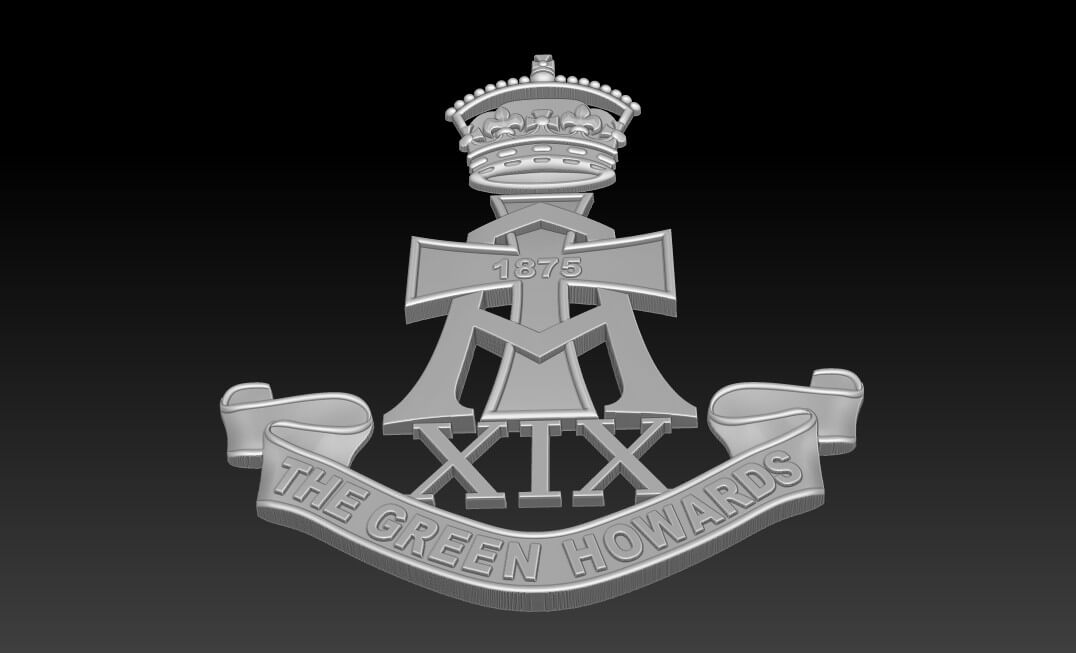 3D Model The Green Howards Coat of Arms by Dang nhat Tan