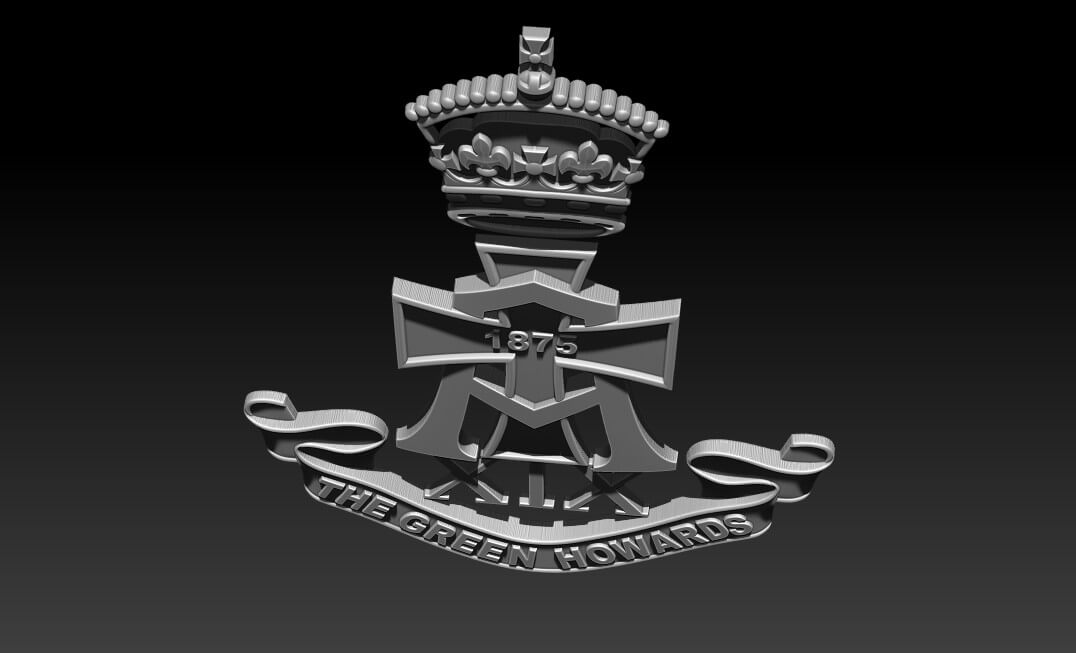 3D Model The Green Howards Coat of Arms by Dang nhat Tan