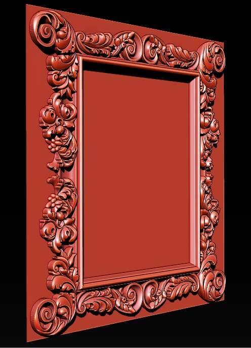 Classical Mirror Frame - 3D Model by Dang nhat Tan