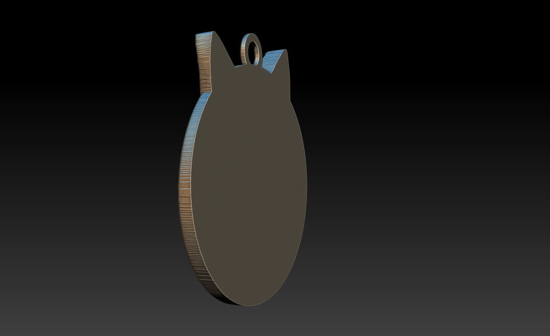 Bas-Relief Jewelery Portrait of a Bust of a Cat Free 3D Model by Dang ...