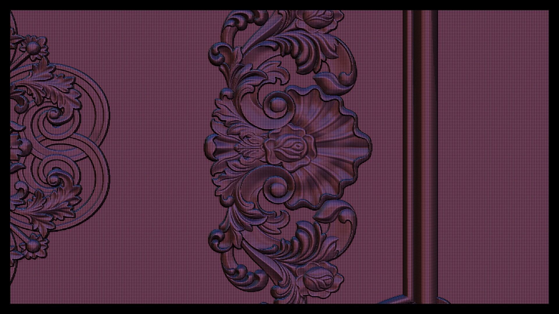 Carved Door - 3D Print Model by Dang nhat Tan