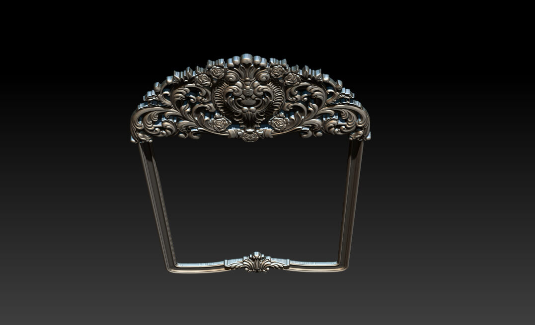 Classical Carved Frame - 3D Model by Dang nhat Tan
