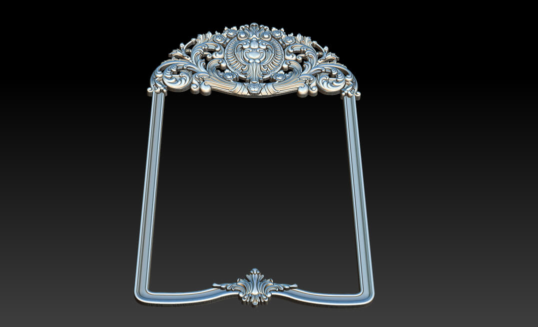 Classical Carved Frame - 3D Model by Dang nhat Tan