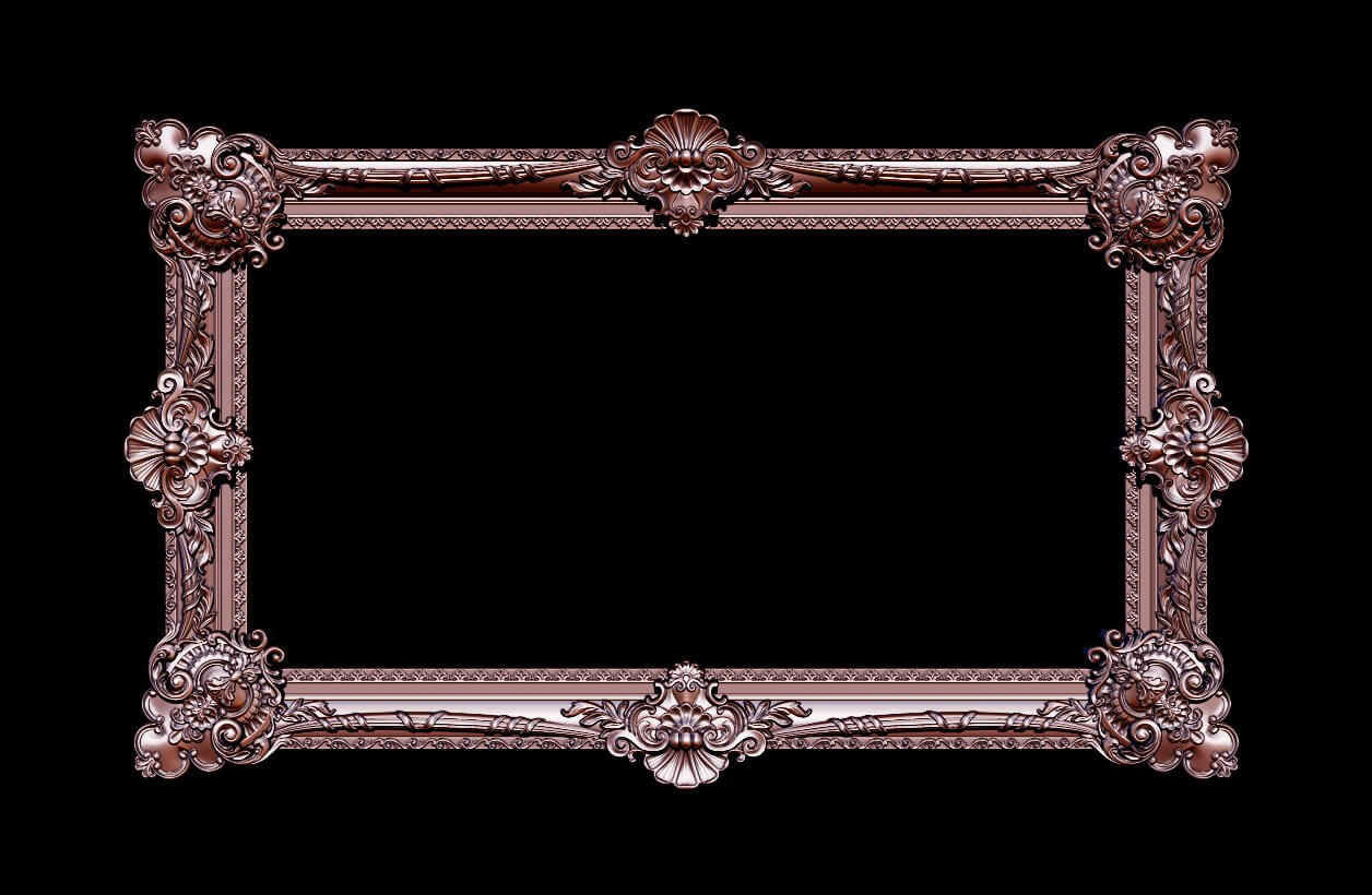 Classical Carved Frame - 3D Model by Dang nhat Tan