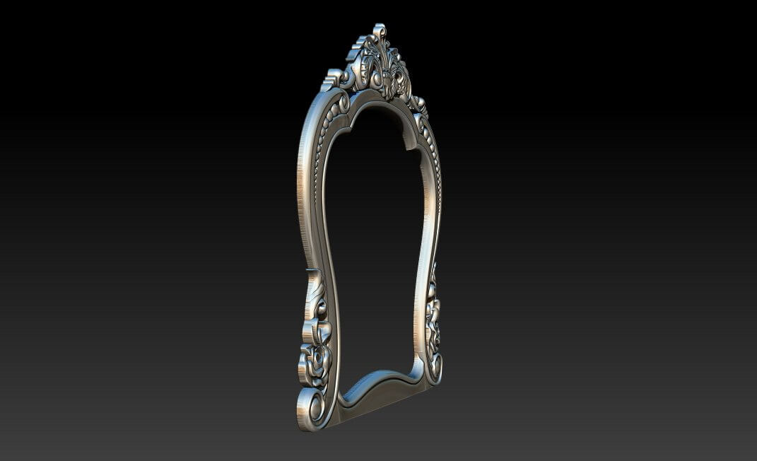 Classical Carved Frame - 3D Model by Dang nhat Tan