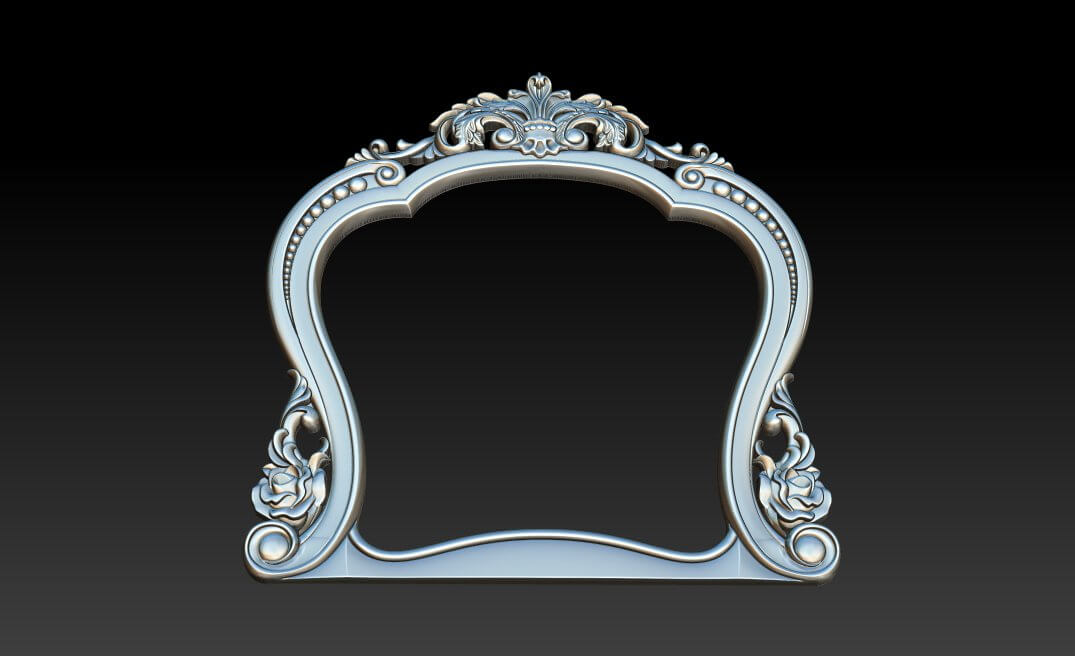 Classical Carved Frame - 3D Model by Dang nhat Tan