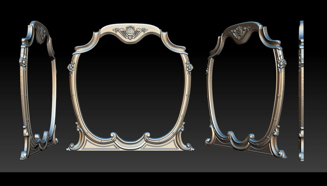 Classical Carved Frame - 3D Print Model by Dang nhat Tan
