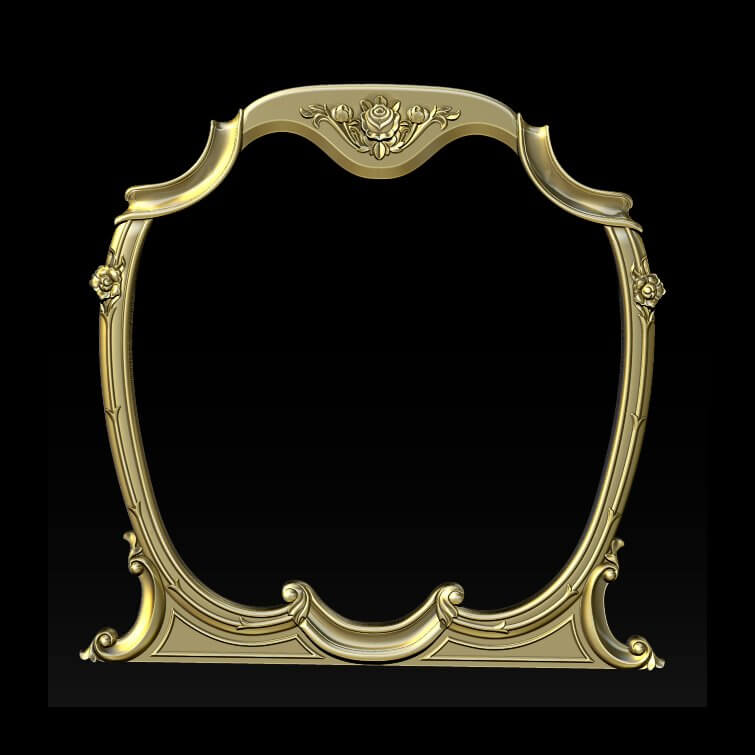 Classical Carved Frame - 3D Model by Dang nhat Tan