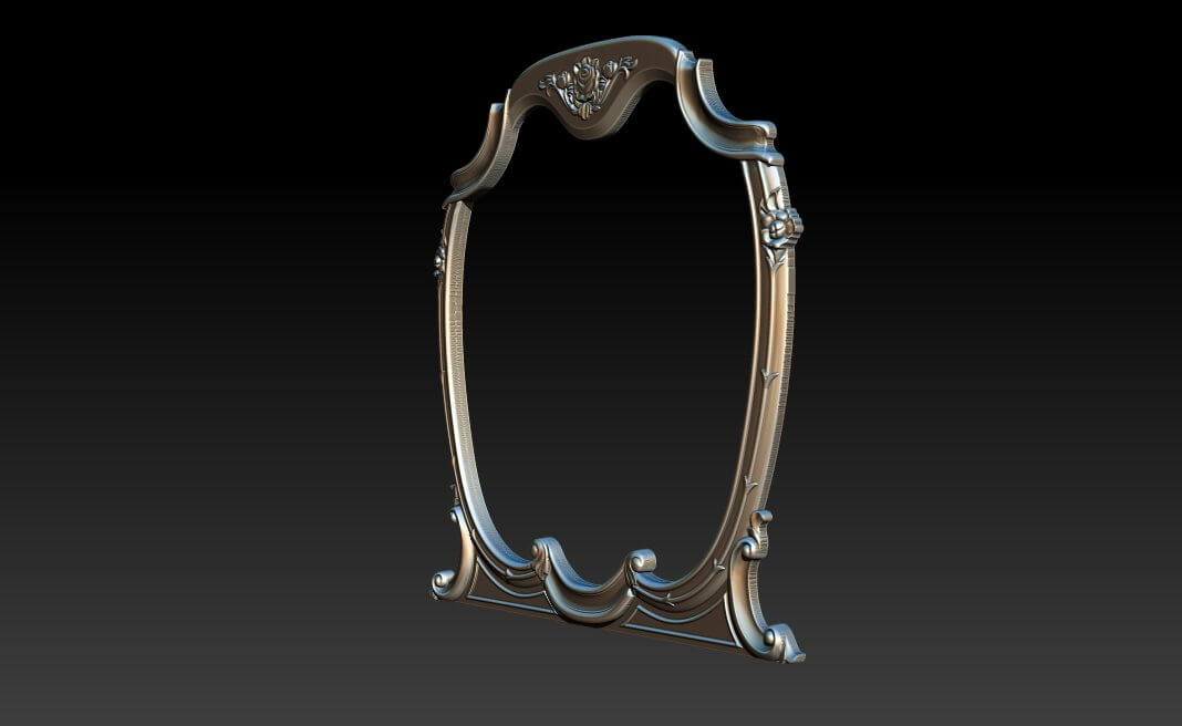 Classical Carved Frame - 3D Model by Dang nhat Tan