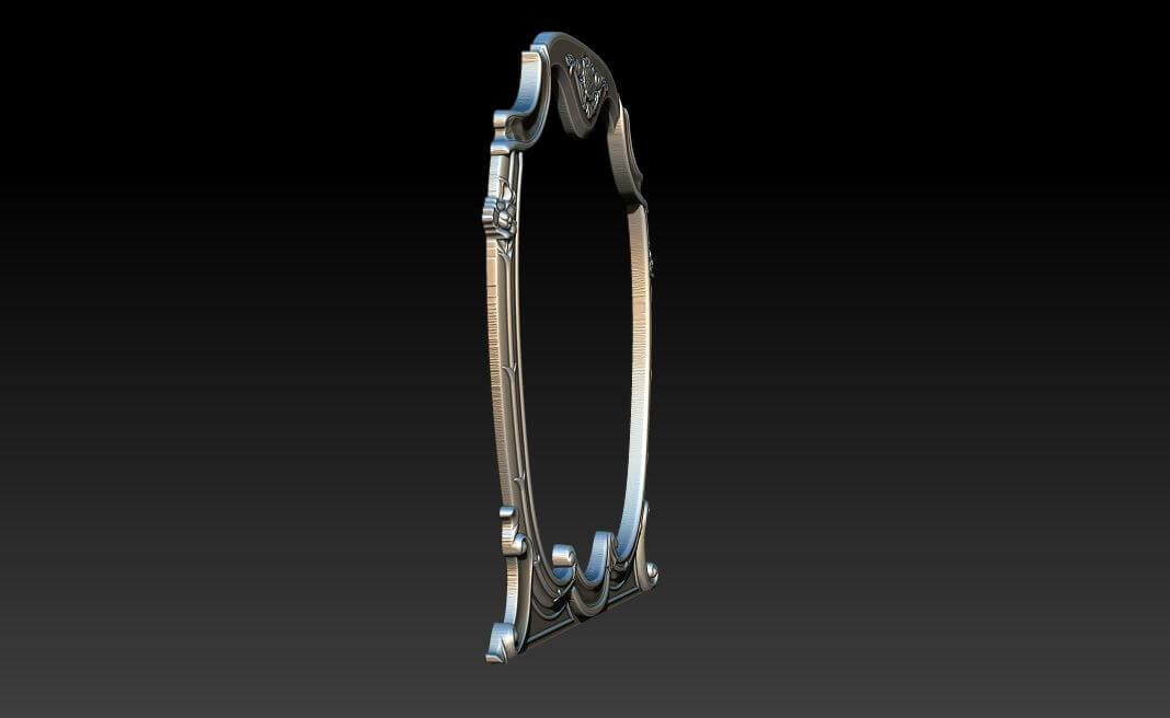 Classical Carved Frame - 3D Model by Dang nhat Tan