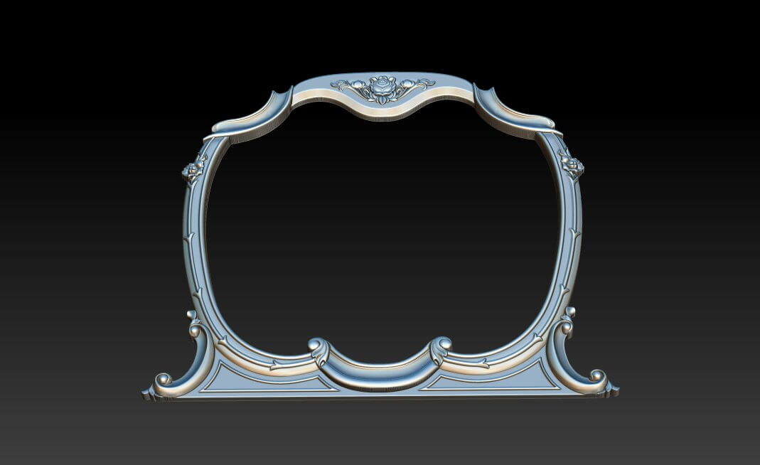 Classical Carved Frame - 3D Model by Dang nhat Tan