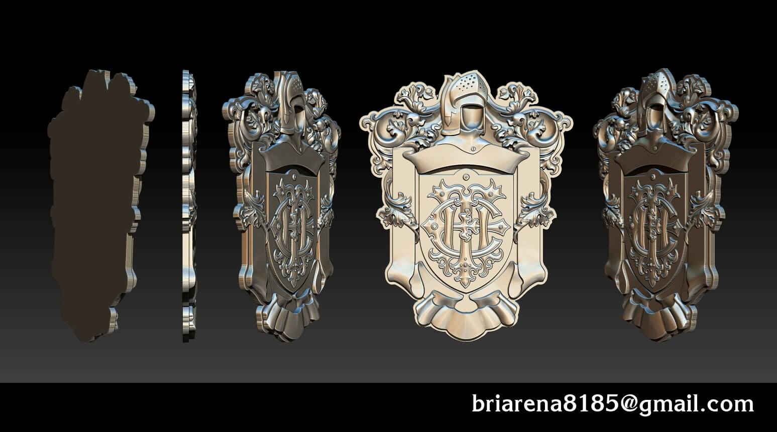 Classical Nameplate Frame - 3D Print Model by Dang nhat Tan