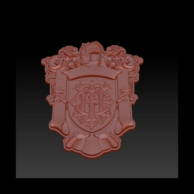 Classical Nameplate Frame - 3D Model by Dang nhat Tan