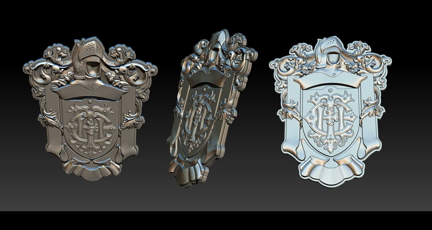 Classical Nameplate Frame - 3D Model by Dang nhat Tan