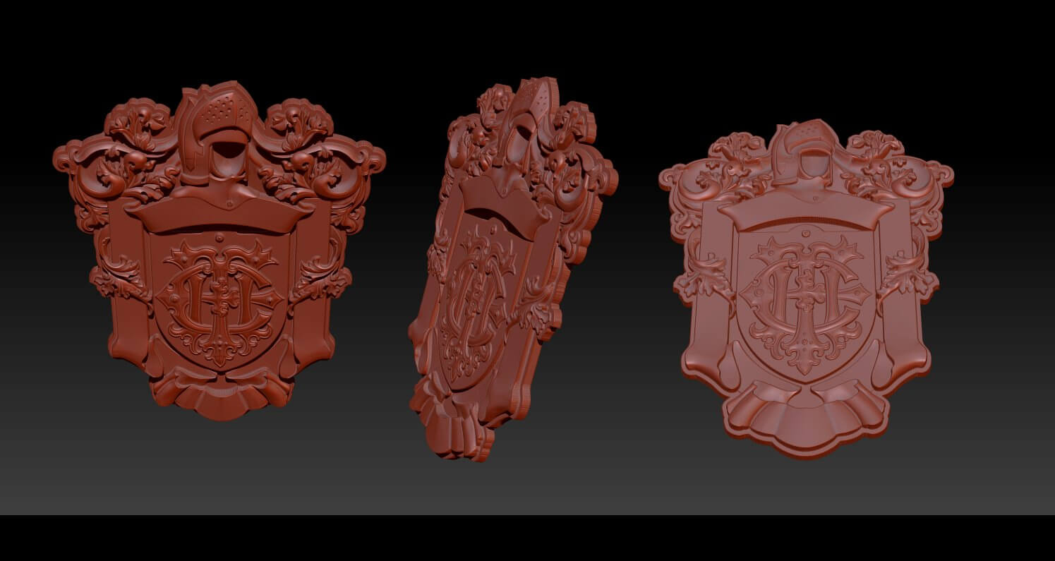 Classical Nameplate Frame - 3D Model by Dang nhat Tan