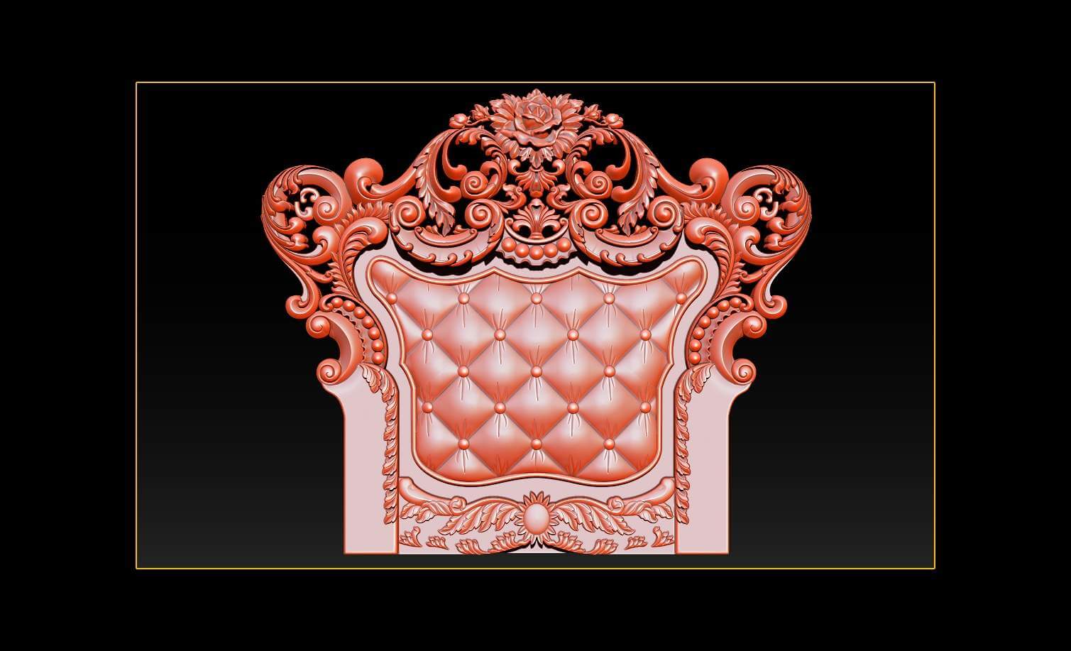 Furniture Wood Carving - 3D Model by Dang nhat Tan