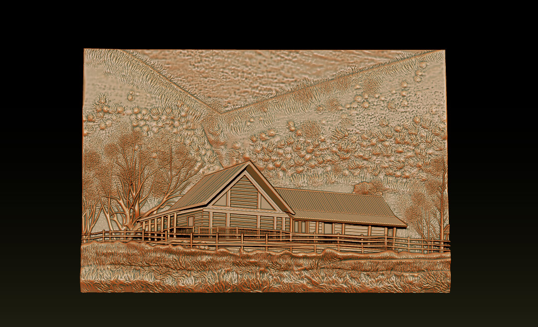 House Model for CNC Router by Dang nhat Tan