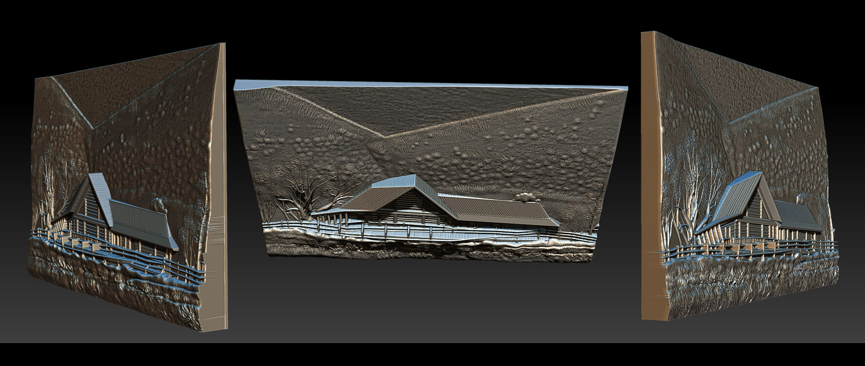 House Model for CNC Router by Dang nhat Tan