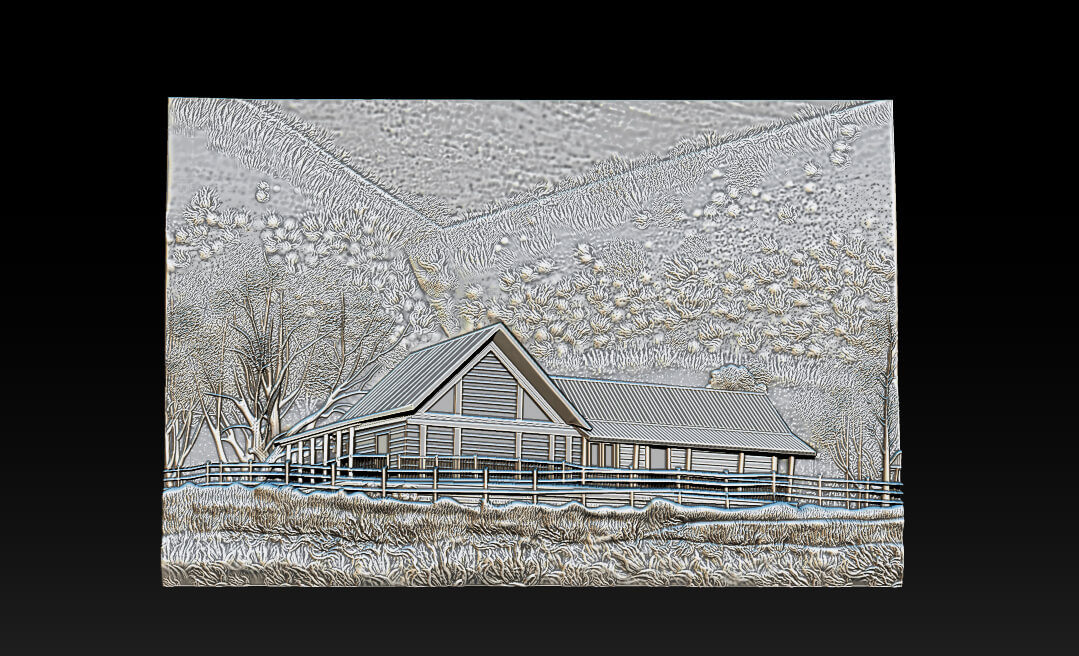 House Model for CNC Router by Dang nhat Tan