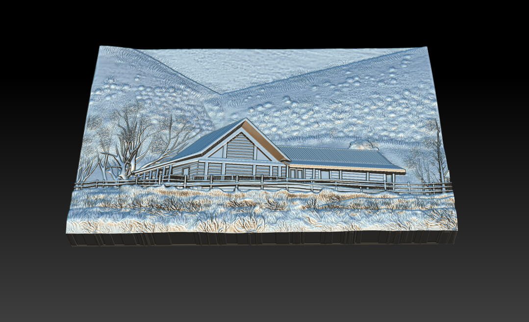 House Model for CNC Router by Dang nhat Tan