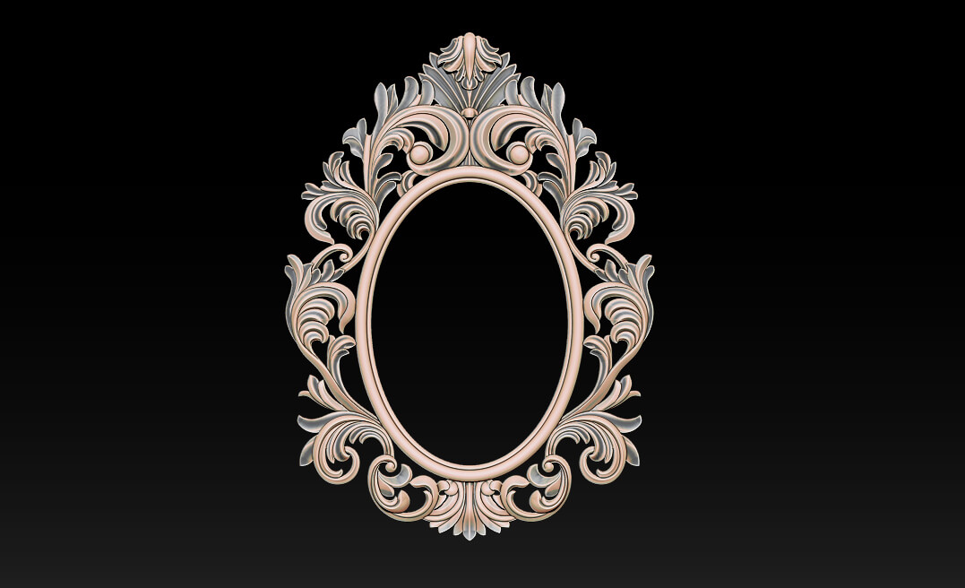 Mirror Frame 3D - CNC Machine - 3D CNC by Dang nhat Tan