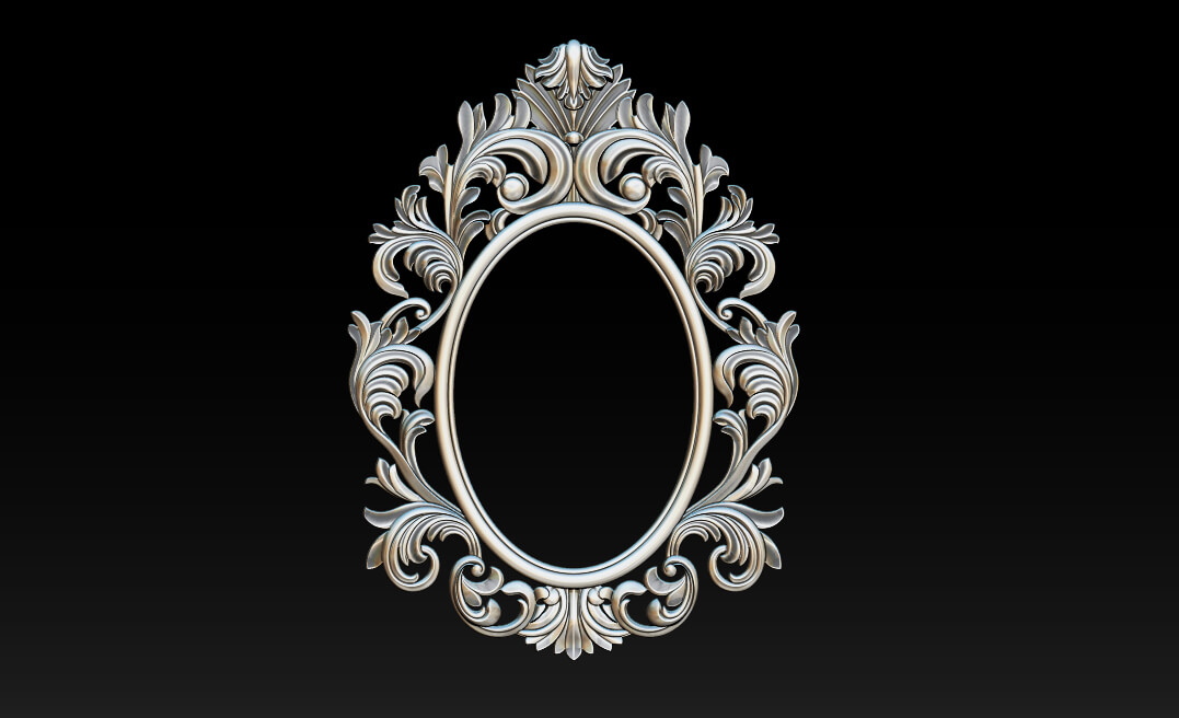 Mirror Frame 3D - CNC Machine - 3D CNC by Dang nhat Tan