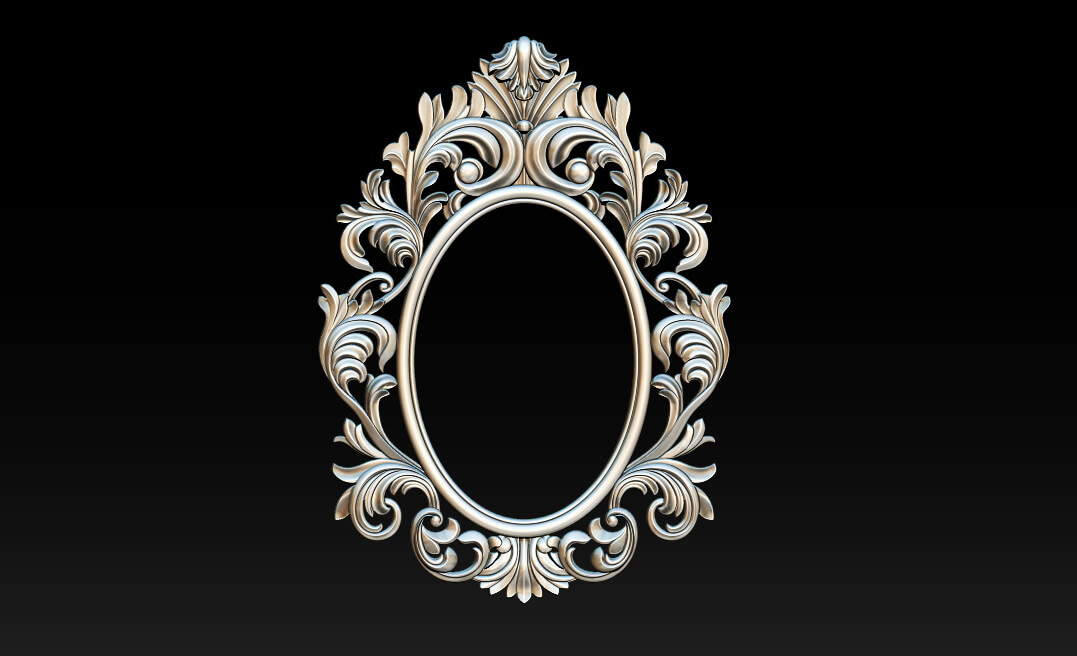 Mirror Frame 3D - CNC Machine - 3D CNC by Dang nhat Tan