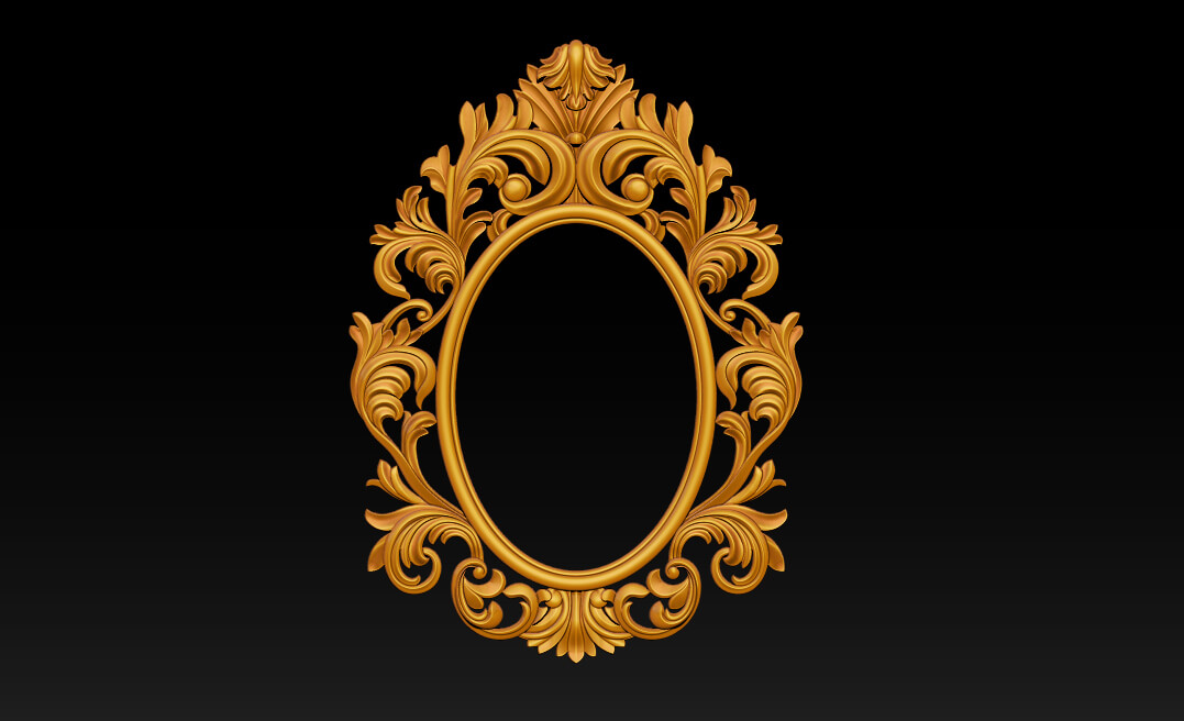 Mirror Frame 3D - CNC Machine - 3D CNC by Dang nhat Tan