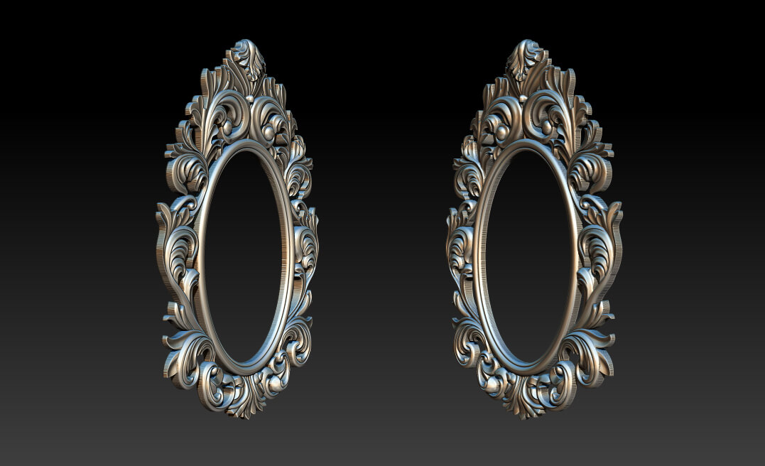Mirror Frame 3D - CNC Machine - 3D CNC by Dang nhat Tan