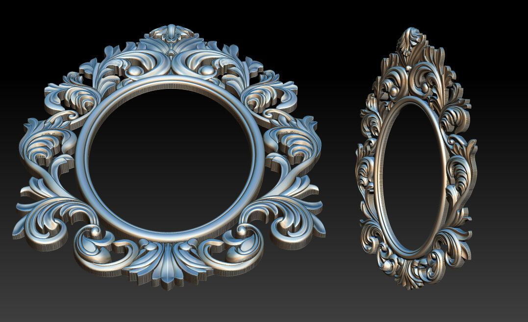 Mirror Frame 3D - CNC Machine - 3D CNC by Dang nhat Tan