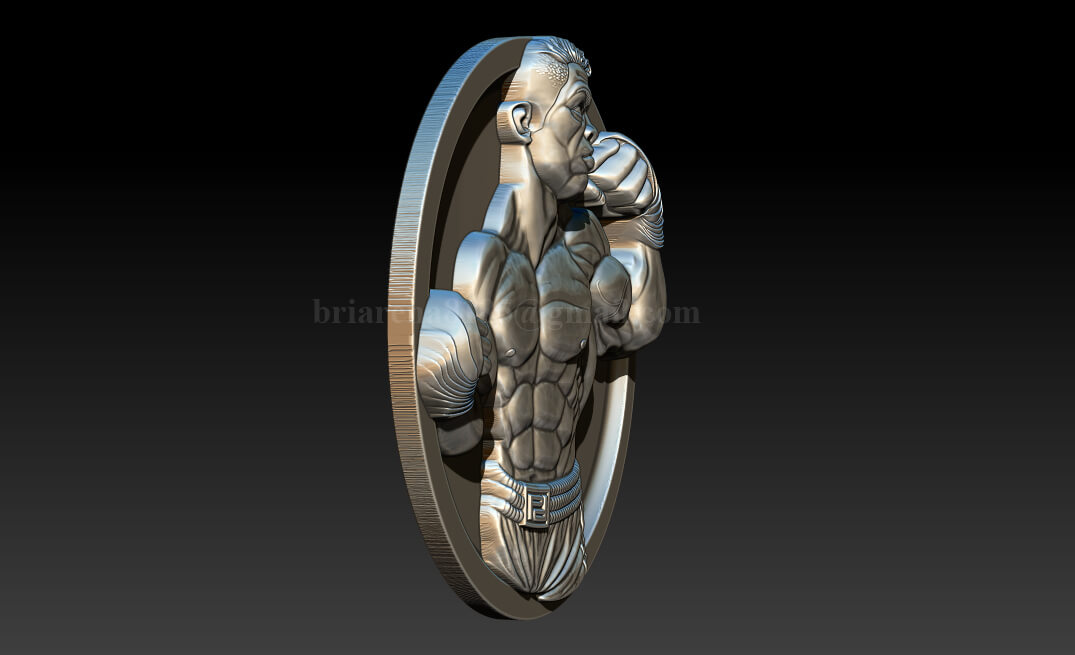 MMA and WWE Fighter Relief Model by Dang nhat Tan