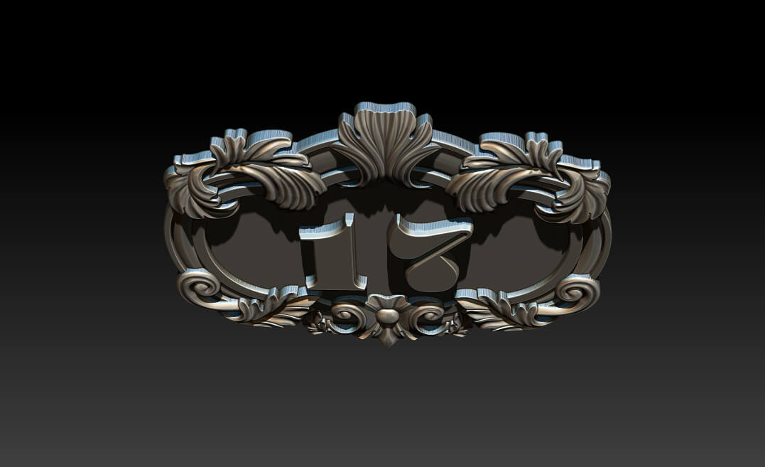 Wall Plate Address With Custom Number - 3D Model by Dang nhat Tan